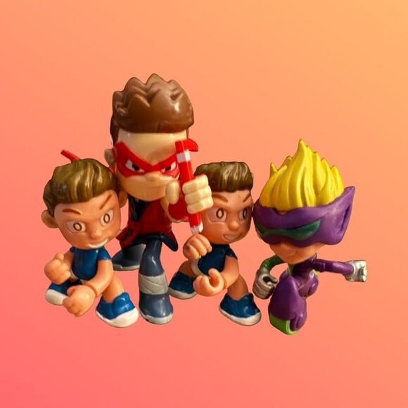 Bonkers | Toys | Bonkers Ninja Kidz Mystery Ball Set Of 4 Figures 225 ...